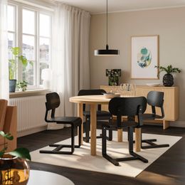 IKEA STOCKHOLM 2025 / LYCKAN Tisch und 4 St&uuml;hle