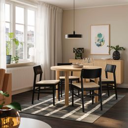 IKEA STOCKHOLM 2025 / SKANSN&Auml;S Tisch und 4 St&uuml;hle