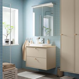 IKEA HAVB&Auml;CK / ORRSJ&Ouml;N Waschbschr+Schubladen/Waschb/Mibatt