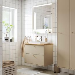 IKEA HAVB&Auml;CK / ORRSJ&Ouml;N Waschbschr+Schubladen/Waschb/Mibatt