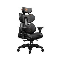 Cougar Gaming-Stuhl Terminator schwarz/orange, Premium-Kunstleder Hyper-Dura