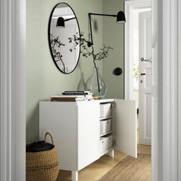 IKEA BEST&Aring; Aufbewahrung mit T&uuml;ren