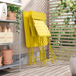 IKEA SUNDS&Ouml; Tisch und 2 Klappst&uuml;hle
