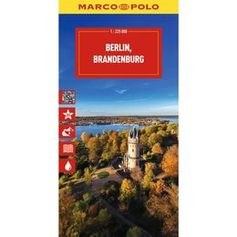 MARCO POLO Reisekarte Deutschland 04 Berlin, Brandenburg 1:200.000