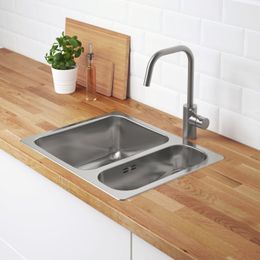IKEA HILLESJ&Ouml;N Einbausp&uuml;le 1 1/2 Becken