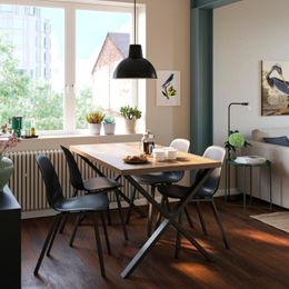 IKEA SK&Aring;LSTA Tisch und 4 St&uuml;hle