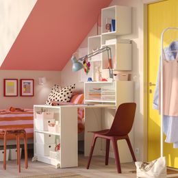 IKEA BILLY / EKET B&uuml;cherregalkombination + Klapptisch