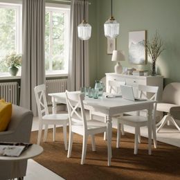 IKEA ROSENTORP / ROSENTORP Tisch und 4 St&uuml;hle