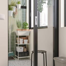 IKEA JOSTEIN Regal mit Beh&auml;lter
