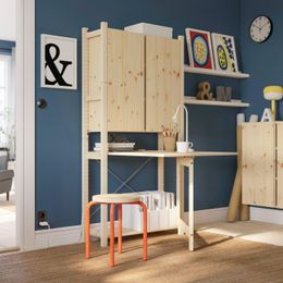 IKEA IVAR 1 Element/Aufbewahrung m Klapptisch
