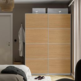 IKEA PAX / MEHAMN Kleiderschrank mit Schiebet&uuml;ren
