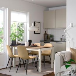 IKEA &Aring;LHULT / NORDMANSSK&Auml;R Tisch und 4 St&uuml;hle