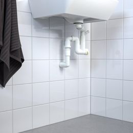 IKEA R&Auml;NNILEN Siphon mit flexiblem Rohr, 1 Becken