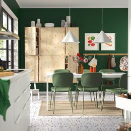 IKEA VIHALS / VIHALS Tisch und 6 St&uuml;hle