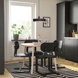 IKEA LISABO / LYCKAN Tisch und 4 St&uuml;hle