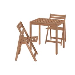 IKEA N&Auml;MMAR&Ouml; Tisch + 2 Klappst&uuml;hle/au&szlig;en