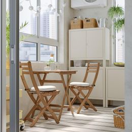 IKEA ASKHOLMEN Tisch+2 Klappst&uuml;hle/au&szlig;en