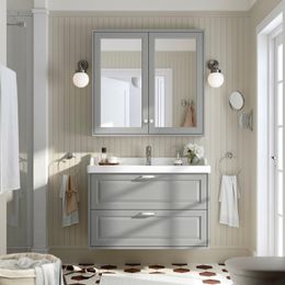 IKEA T&Auml;NNFORSEN / RUTSJ&Ouml;N Waschbschr+Schubladen/Waschb/Mibatt