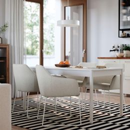 IKEA TONSTAD / TOSSBERG Tisch und 4 St&uuml;hle
