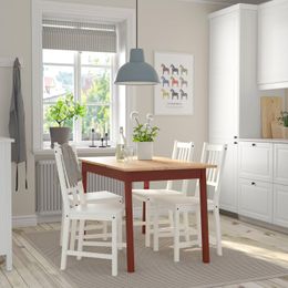 IKEA PINNTORP / STEFAN Tisch und 4 St&uuml;hle