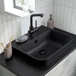 IKEA BACKSJ&Ouml;N Halbeinbauwaschbecken+Siphon