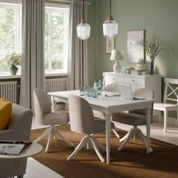 IKEA ROSENTORP / ROSENTORP Tisch und 4 St&uuml;hle
