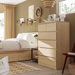 IKEA MALM Kommode mit 6 Schubladen