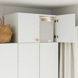 IKEA LASTARE Aufsatzregal mit T&uuml;ren