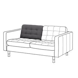 IKEA LANDSKRONA R&uuml;ckenpolster f&uuml;r 2er-Sofa