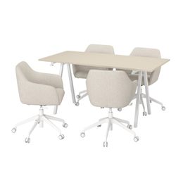 IKEA TROTTEN / TOSSBERG Konferenztisch und St&uuml;hle