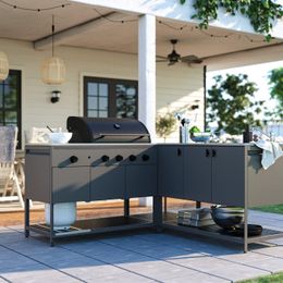 IKEA B&Aring;TSK&Auml;R Au&szlig;enk&uuml;che m Gasgrill+Sp&uuml;leneinheit