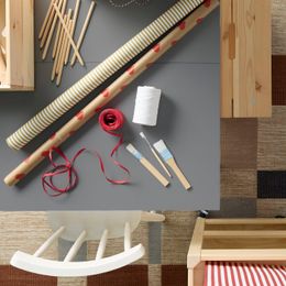 IKEA BL&Aring;LJUS Teppich flach gewebt