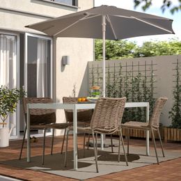 IKEA SEGER&Ouml;N / TEGEL&Ouml;N Tisch und 4 St&uuml;hle