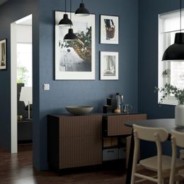IKEA BEST&Aring; Aufbewkomb.+T&uuml;ren/Schubladen