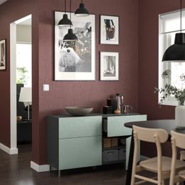IKEA BEST&Aring; Aufbewkomb.+T&uuml;ren/Schubladen
