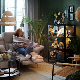 IKEA FAMMARP Ecksofa 6-sitzig m elek Ruhesessel