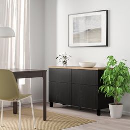IKEA BEST&Aring; Aufbewkomb.+T&uuml;ren/Schubladen