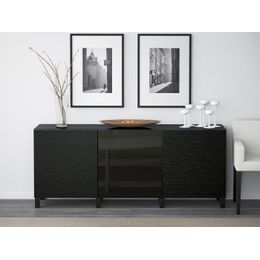 IKEA BEST&Aring; Aufbewkomb.+T&uuml;ren/Schubladen