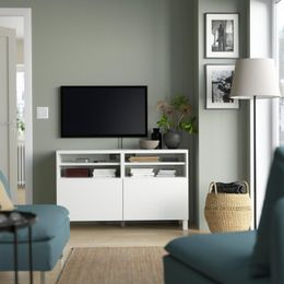 IKEA BEST&Aring; TV-Bank mit T&uuml;ren