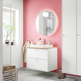 IKEA HAVB&Auml;CK / ORRSJ&Ouml;N Waschbschr+Schubladen/Waschb/Mibatt