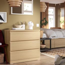 IKEA MALM Kommode mit 3 Schubladen