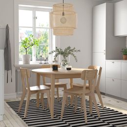 IKEA SKANSN&Auml;S / LISABO Tisch und 4 St&uuml;hle