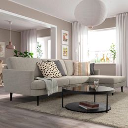 IKEA GRILLSTORP / SMEDSTORP 4er-Sofa mit R&eacute;camiere rechts