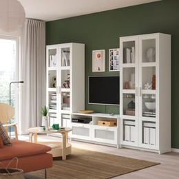 IKEA BRIMNES TV-Komb. mit Vitrinent&uuml;ren