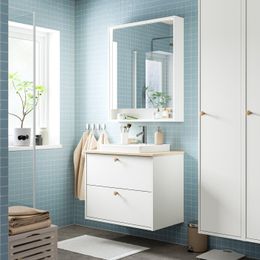 IKEA HAVB&Auml;CK / ORRSJ&Ouml;N Waschbschr+Schubladen/Waschb/Mibatt