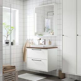 IKEA HAVB&Auml;CK / ORRSJ&Ouml;N Waschbschr+Schubladen/Waschb/Mibatt