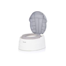 Chipolino T&ouml;pfchen 2 in 1 Step 2 Hocker Sitz Innenbeh&auml;lter Spritzschutz Deckel grau