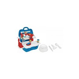 Pilsan Kinderspielzeug Tierarztkoffer 03564 Futternapf Spritze Schere Pinzette blau