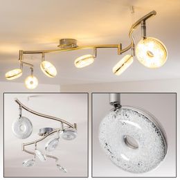 hofstein Donot Deckenleuchte LED Nickel-Matt, 6-flammig