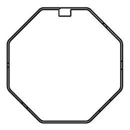 Rademacher Achtkantstahlwelle SW60, 6m verzinkt 4040-6 (92601698)